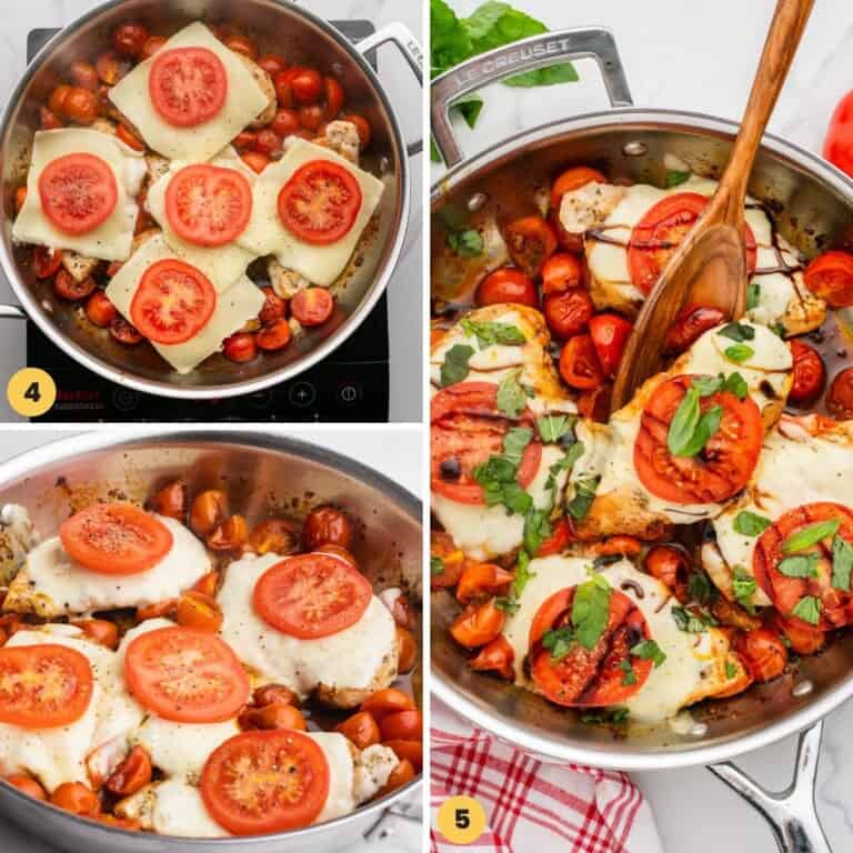 The Best One Pan Chicken Caprese - Little Sunny Kitchen