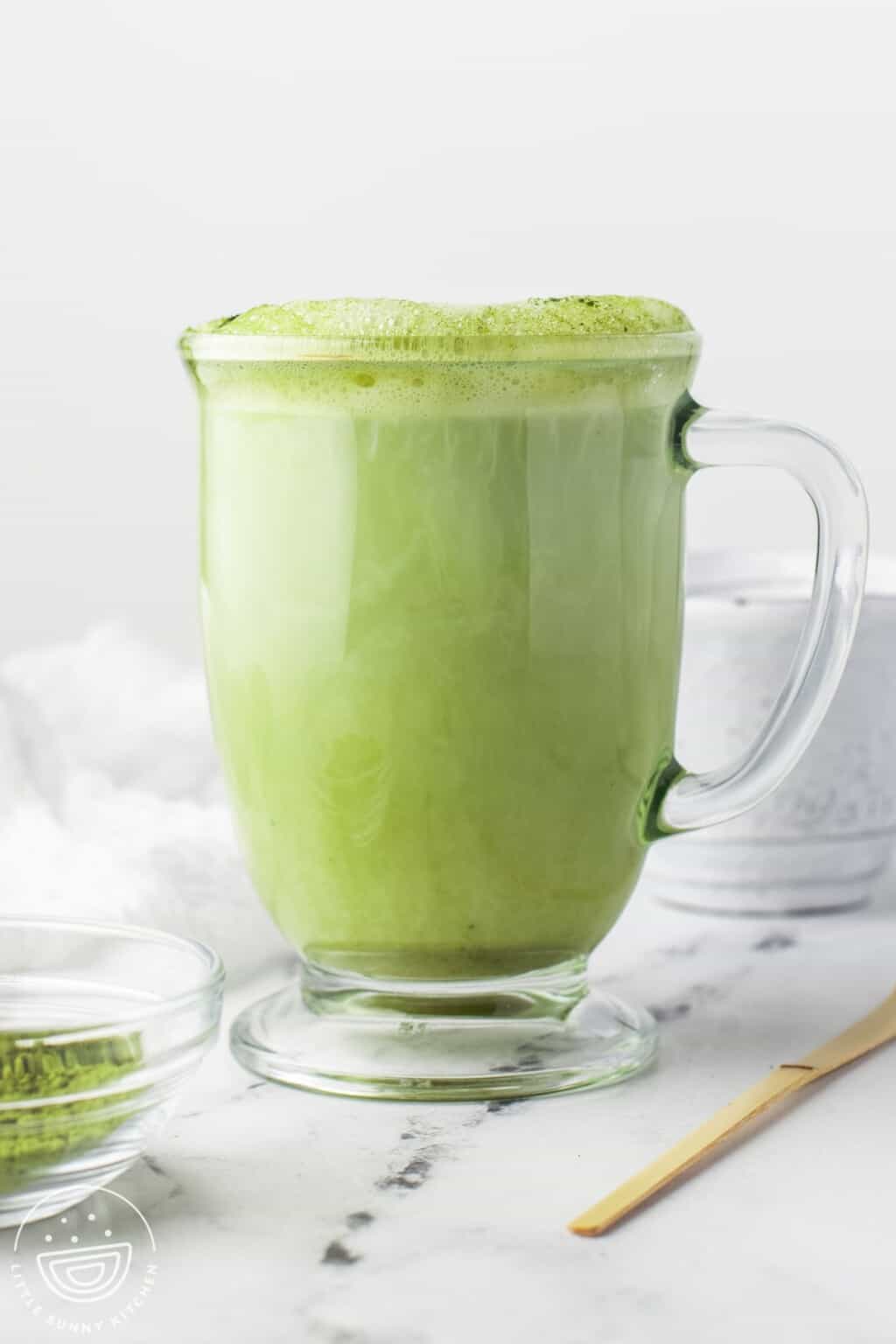 Easy Matcha Latte Recipe - Little Sunny Kitchen