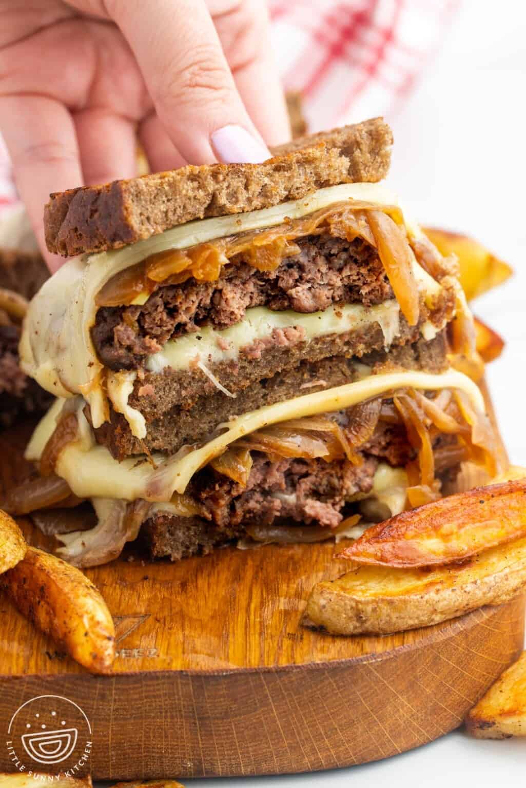 The Best Patty Melt Sandwich - Little Sunny Kitchen