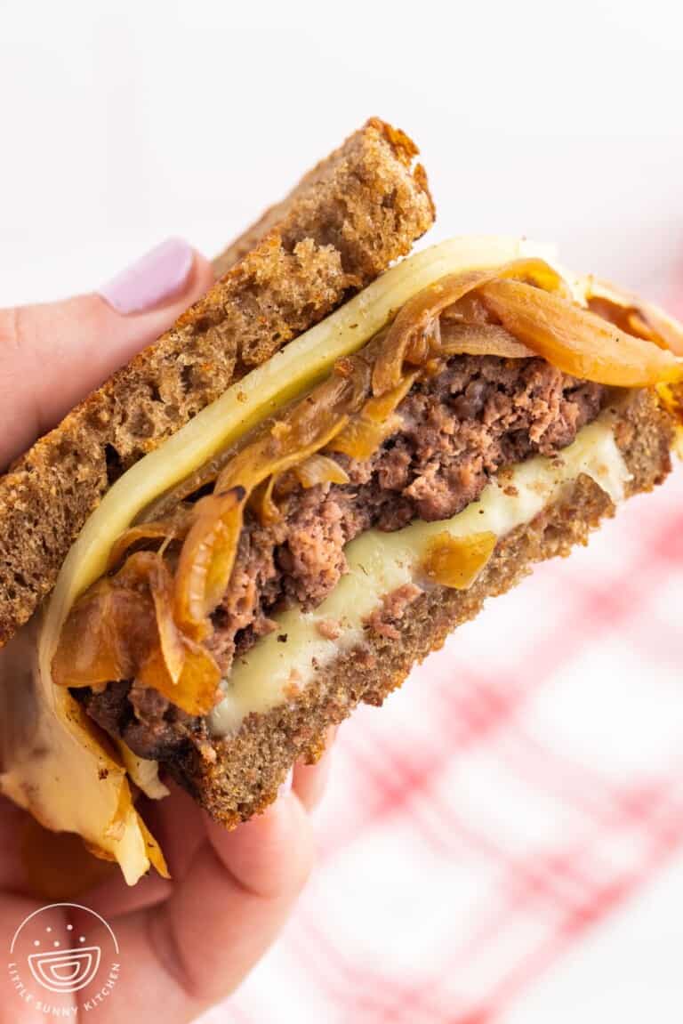 The Best Patty Melt Sandwich - Little Sunny Kitchen