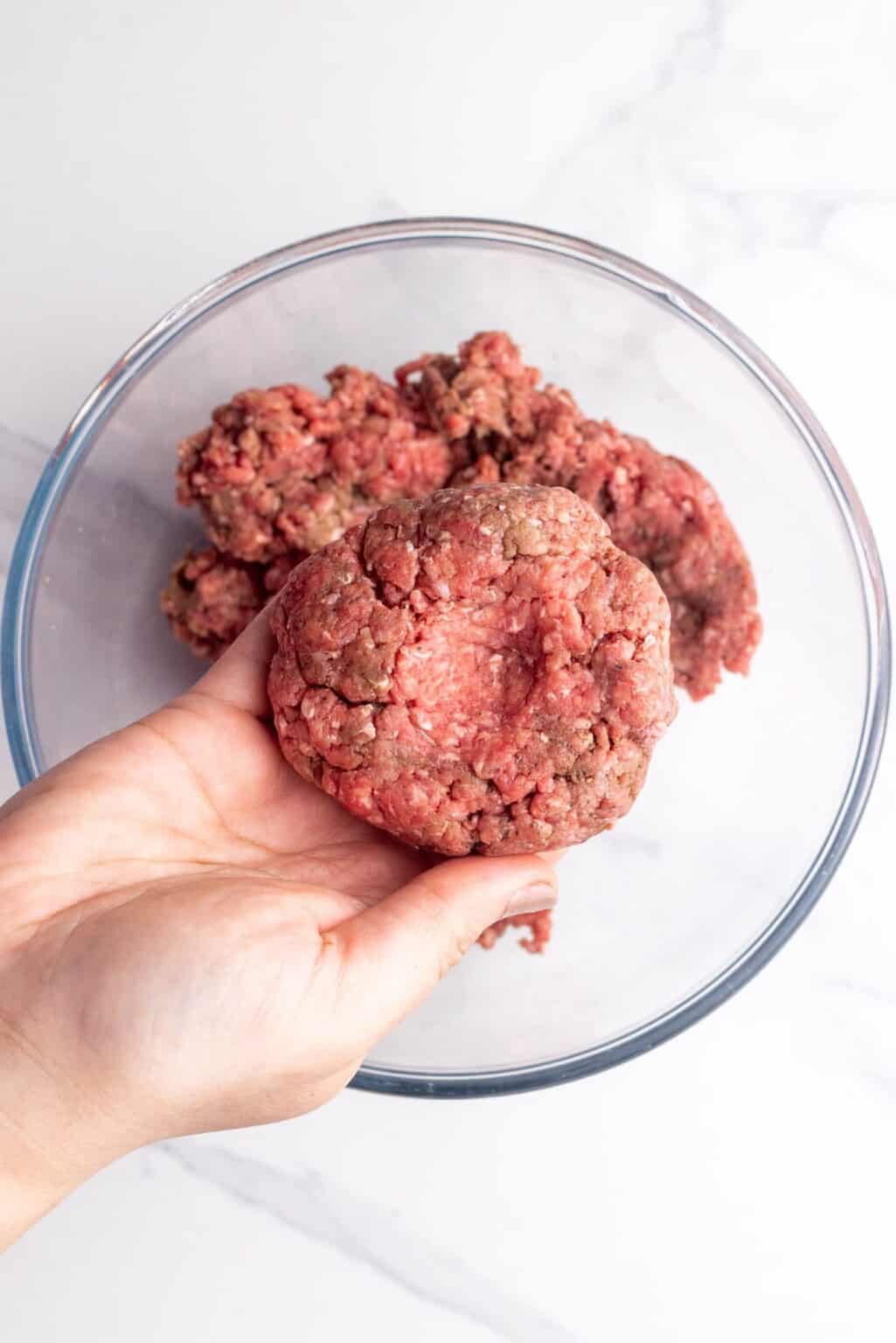 Juicy Air Fryer Hamburgers - Little Sunny Kitchen