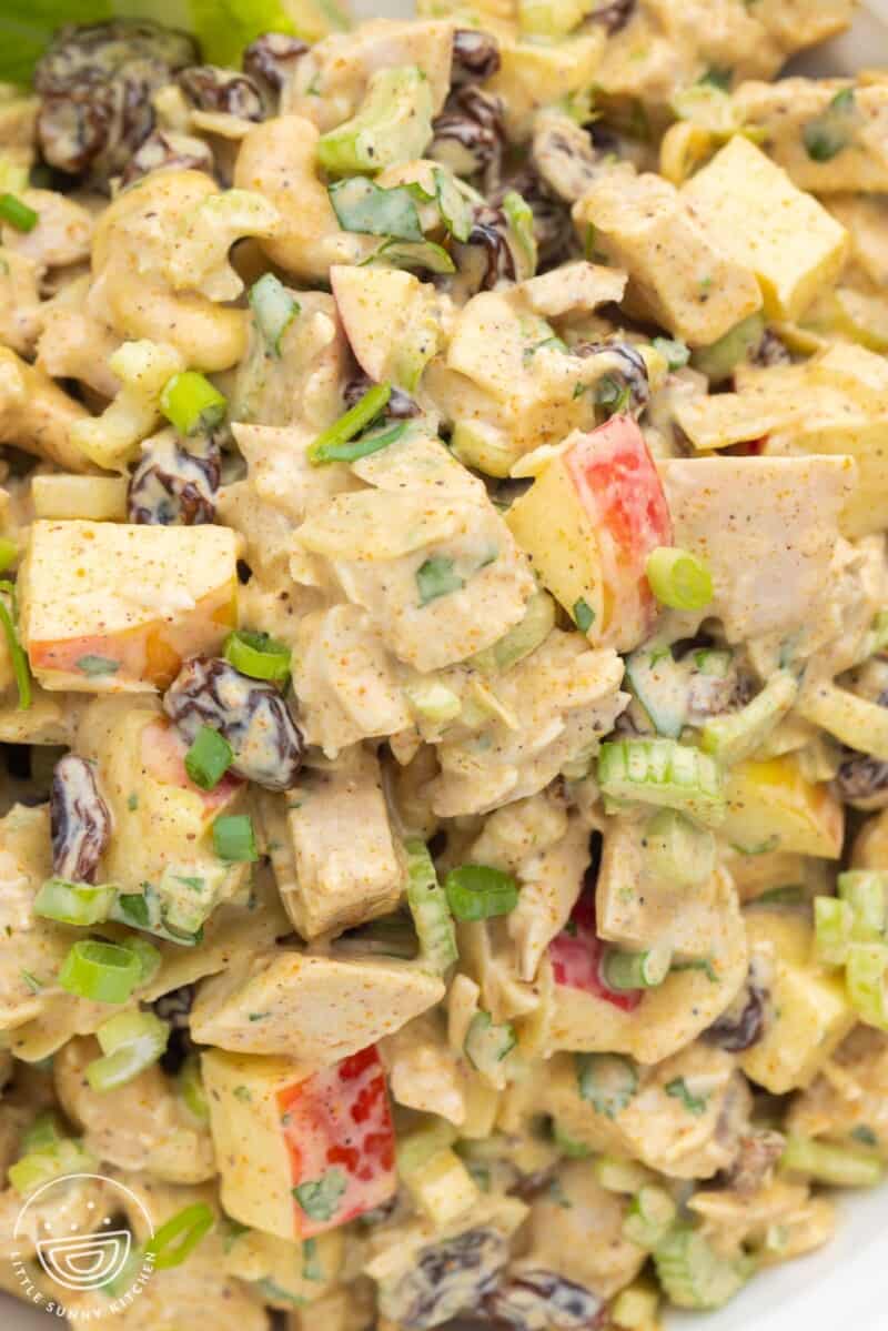 Easy Curry Chicken Salad - Little Sunny Kitchen