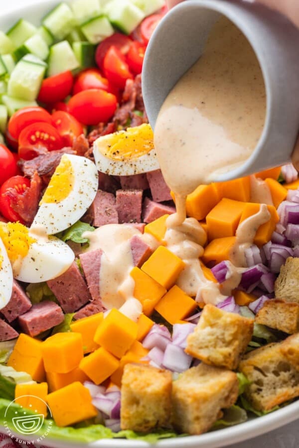 Classic Chef Salad Recipe - Little Sunny Kitchen