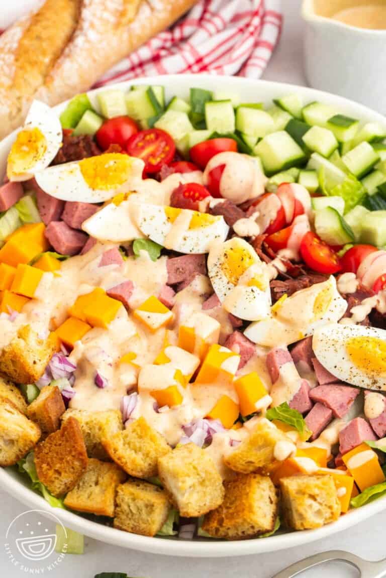 Classic Chef Salad Recipe - Little Sunny Kitchen