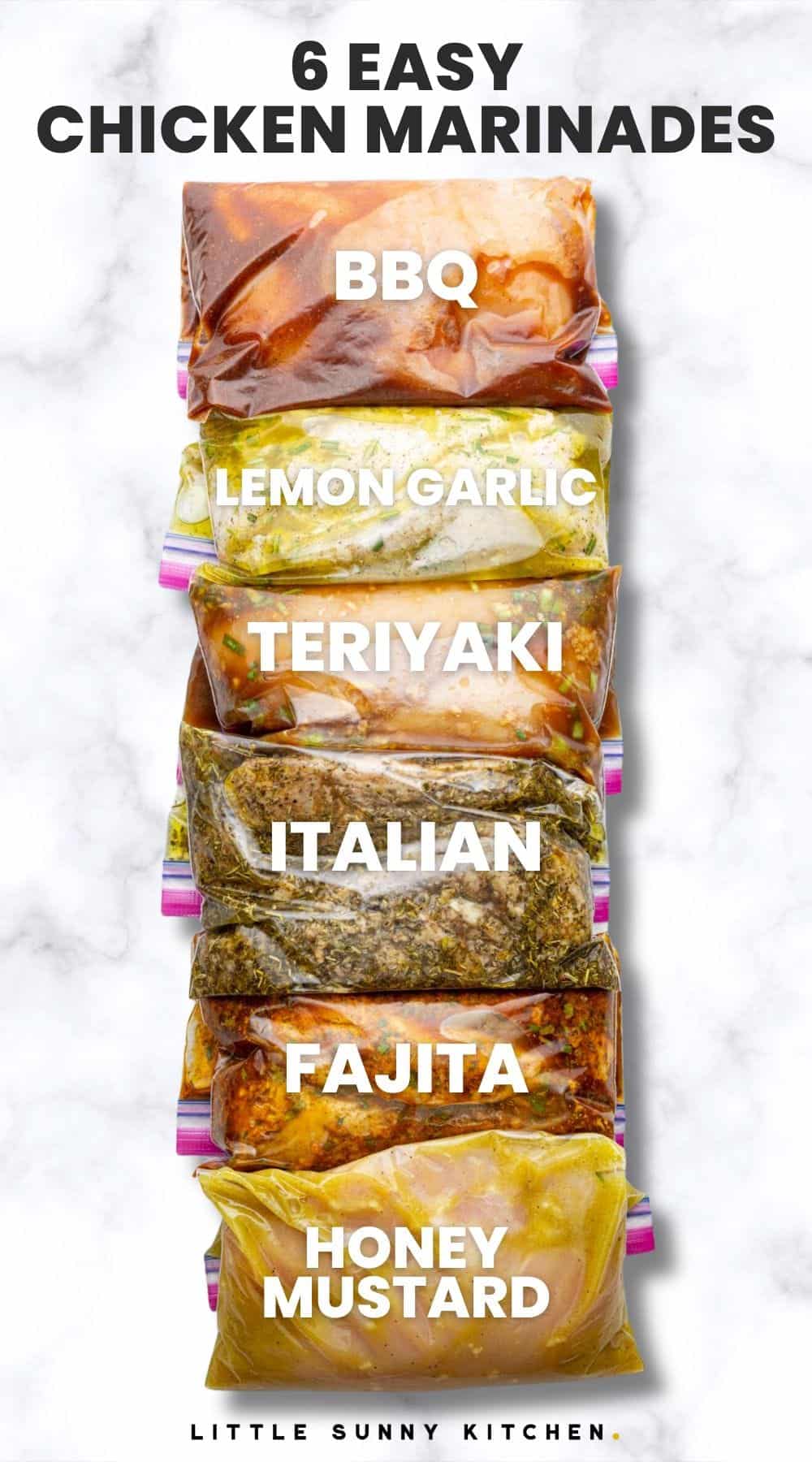 6 Easy Chicken Marinades - Little Sunny Kitchen