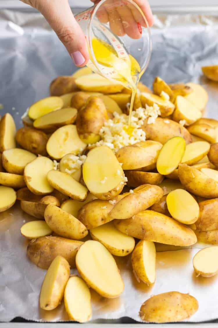 Roasted Fingerling Potatoes - Little Sunny Kitchen