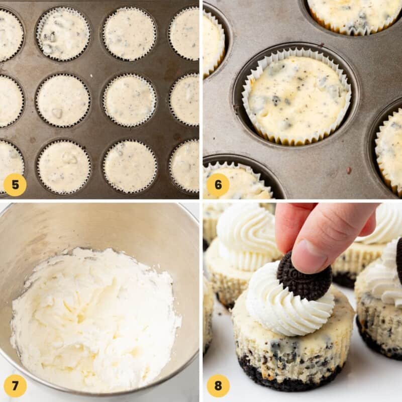Mini Oreo Cheesecakes - Little Sunny Kitchen