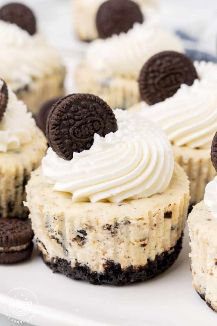 Mini Oreo Cheesecakes - Little Sunny Kitchen
