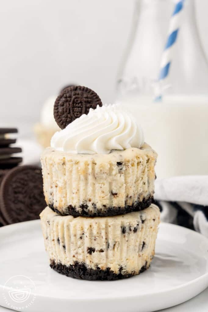 Mini Oreo Cheesecakes - Little Sunny Kitchen