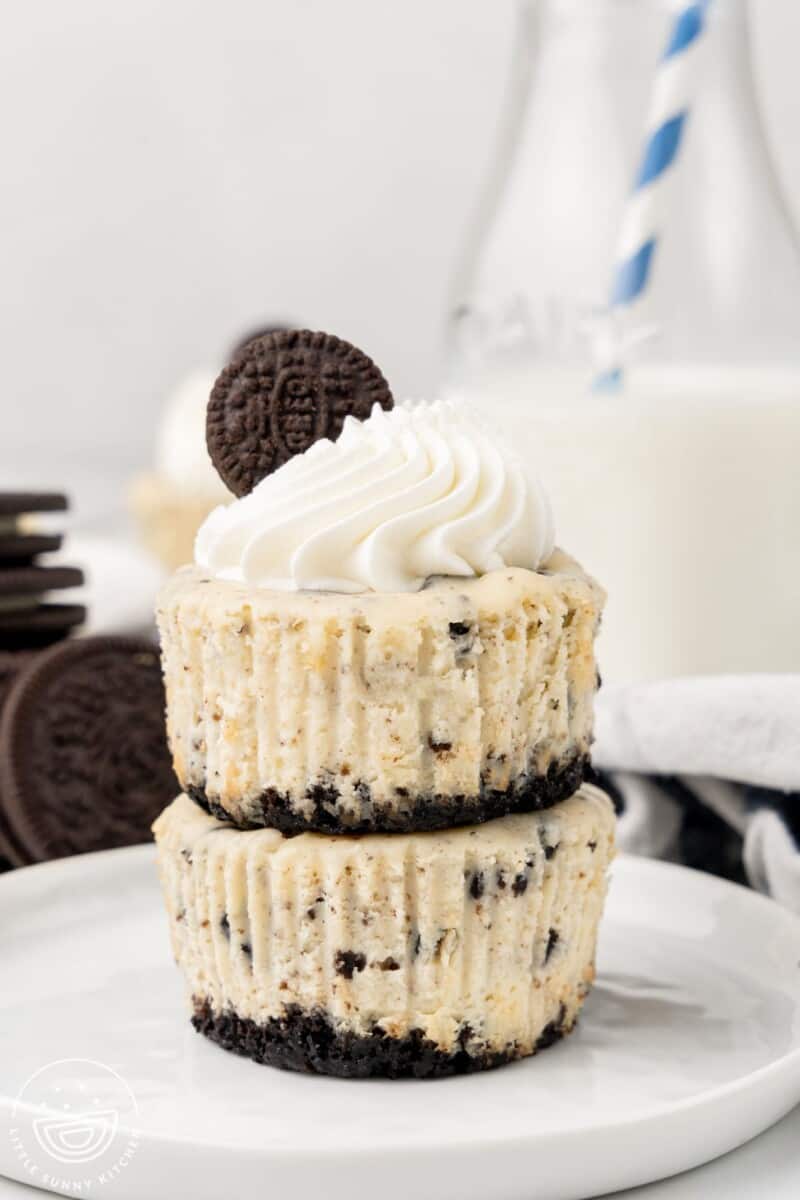 Mini Oreo Cheesecakes - Little Sunny Kitchen