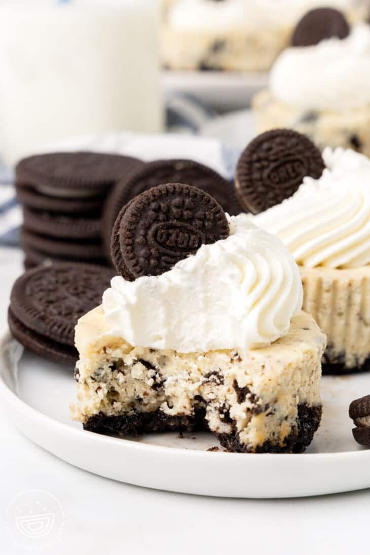Mini Oreo Cheesecakes - Little Sunny Kitchen