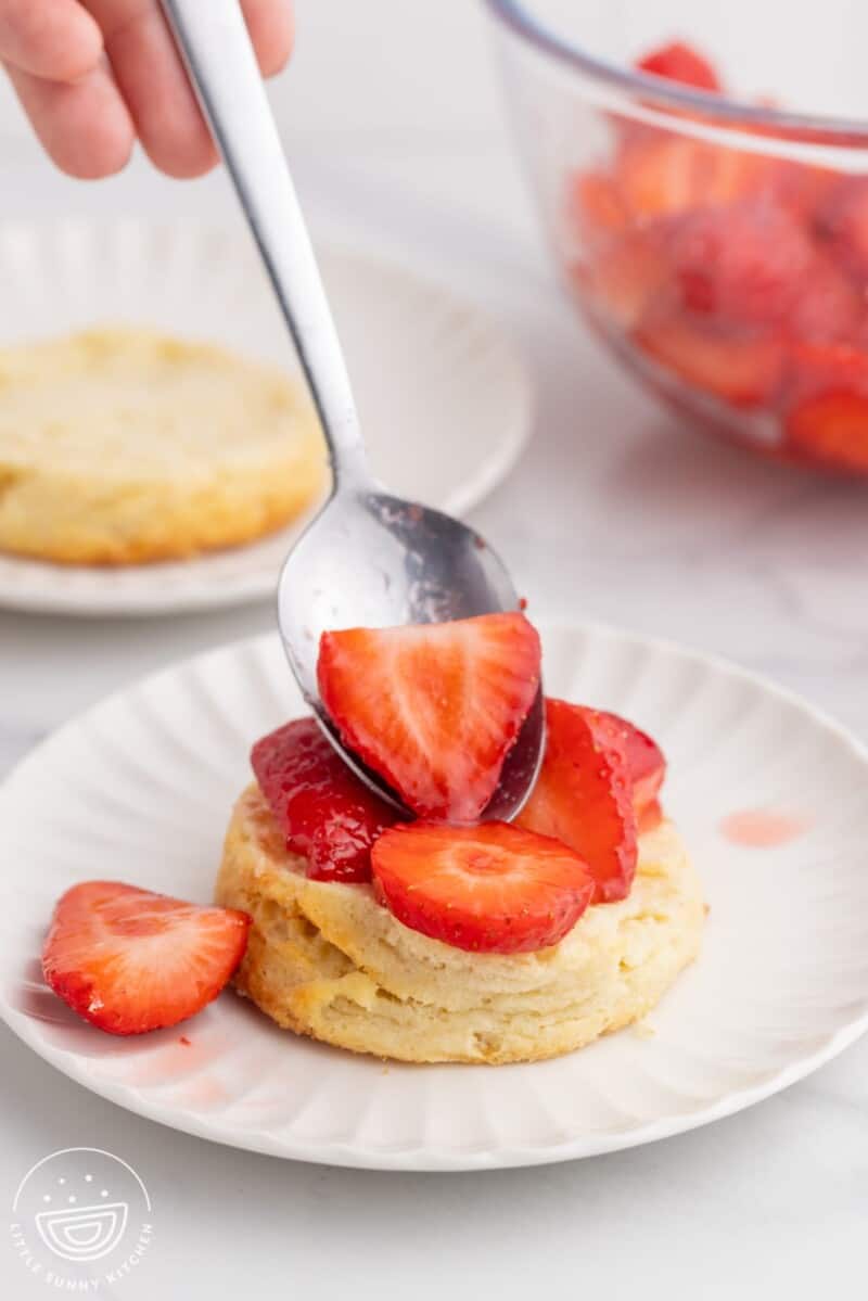 Homemade Strawberry Shortcake Recipe - Little Sunny Kitchen