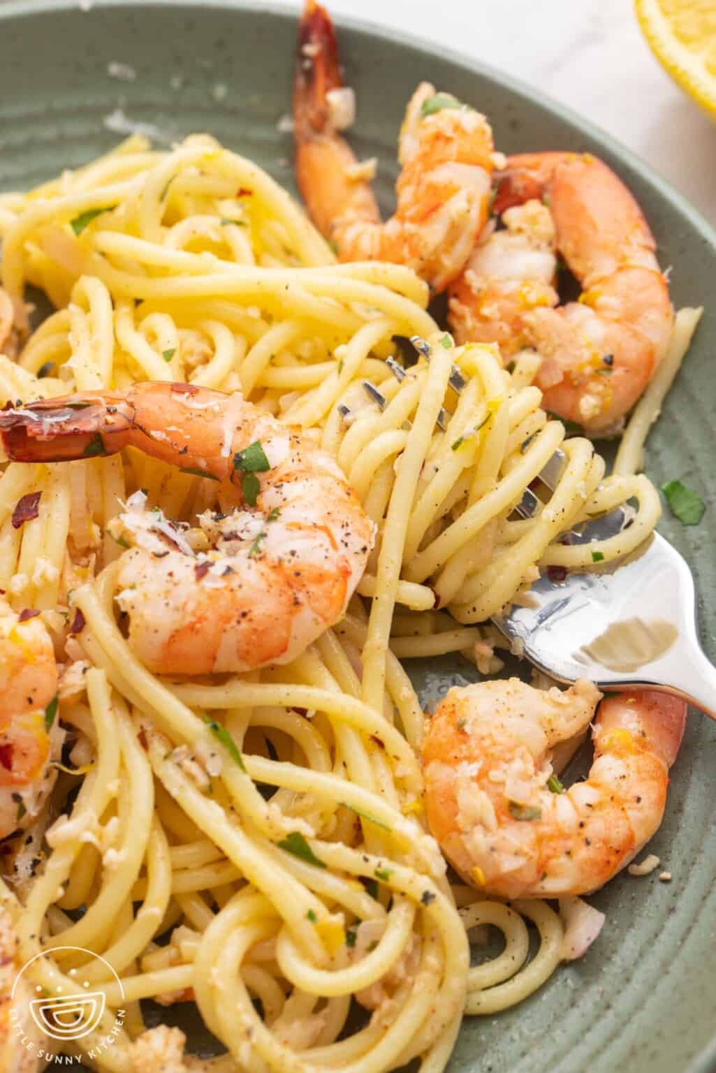 Baked Shrimp Scampi - Little Sunny Kitchen
