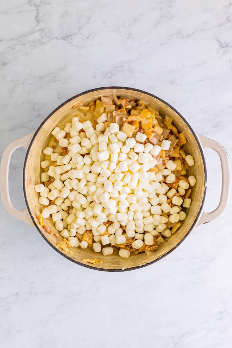 Easy Chex Mix Marshmallow Treats