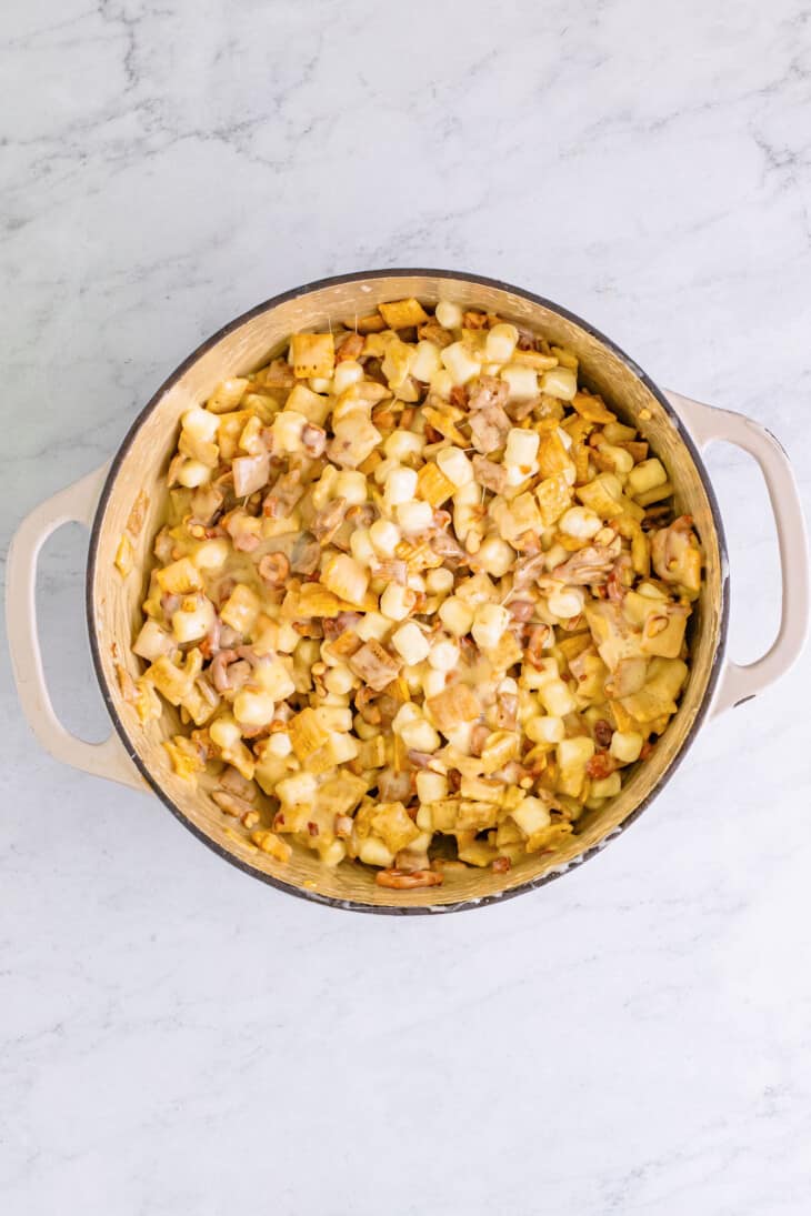 Easy Chex Mix Marshmallow Treats