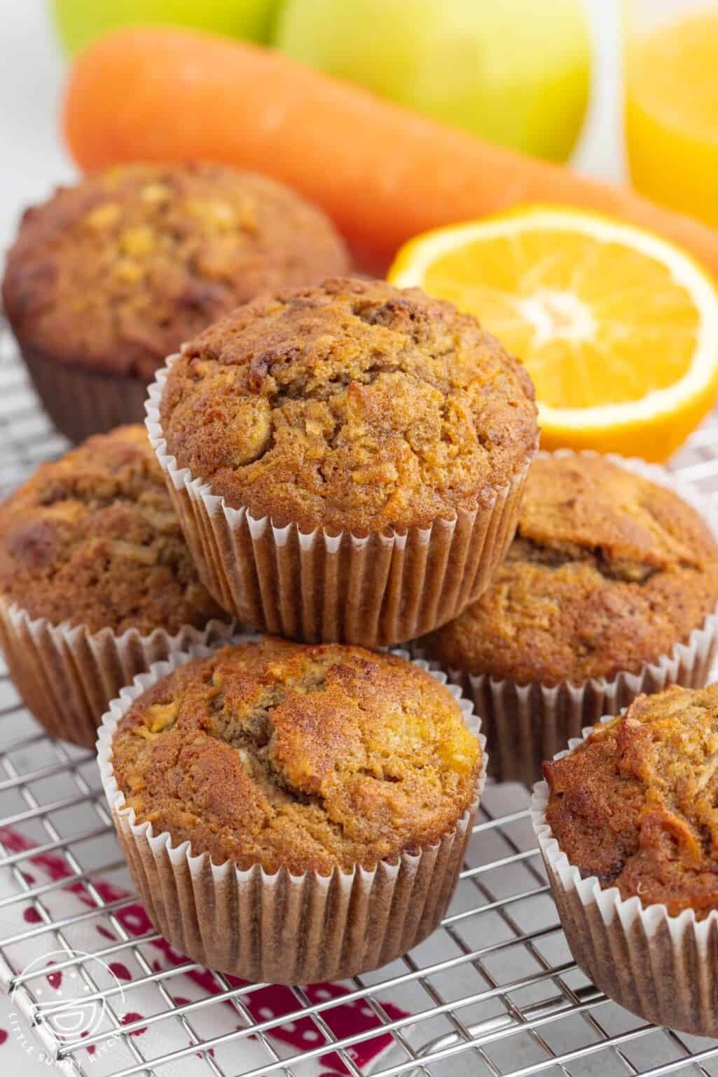 Easy Morning Glory Muffins - Little Sunny Kitchen