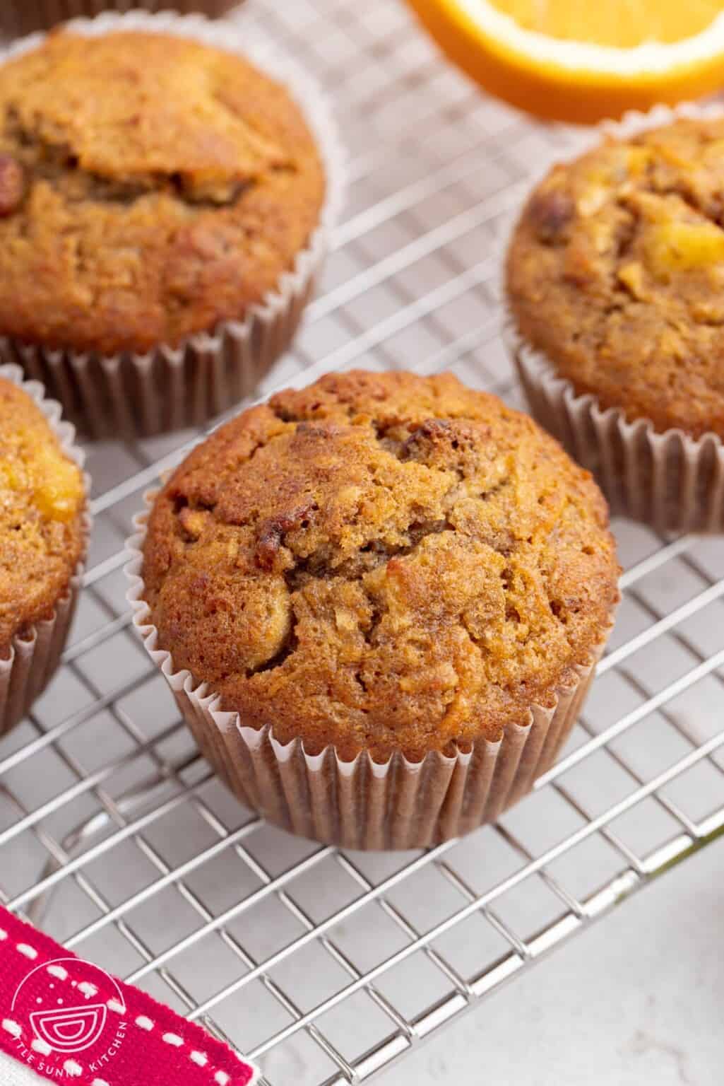 Easy Morning Glory Muffins - Little Sunny Kitchen