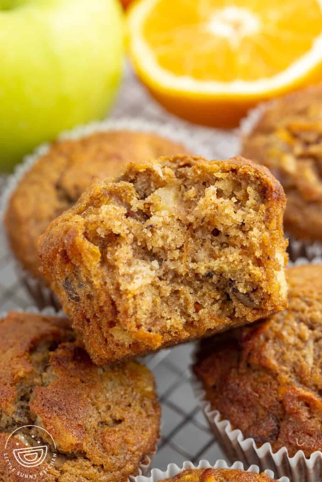 Easy Morning Glory Muffins - Little Sunny Kitchen