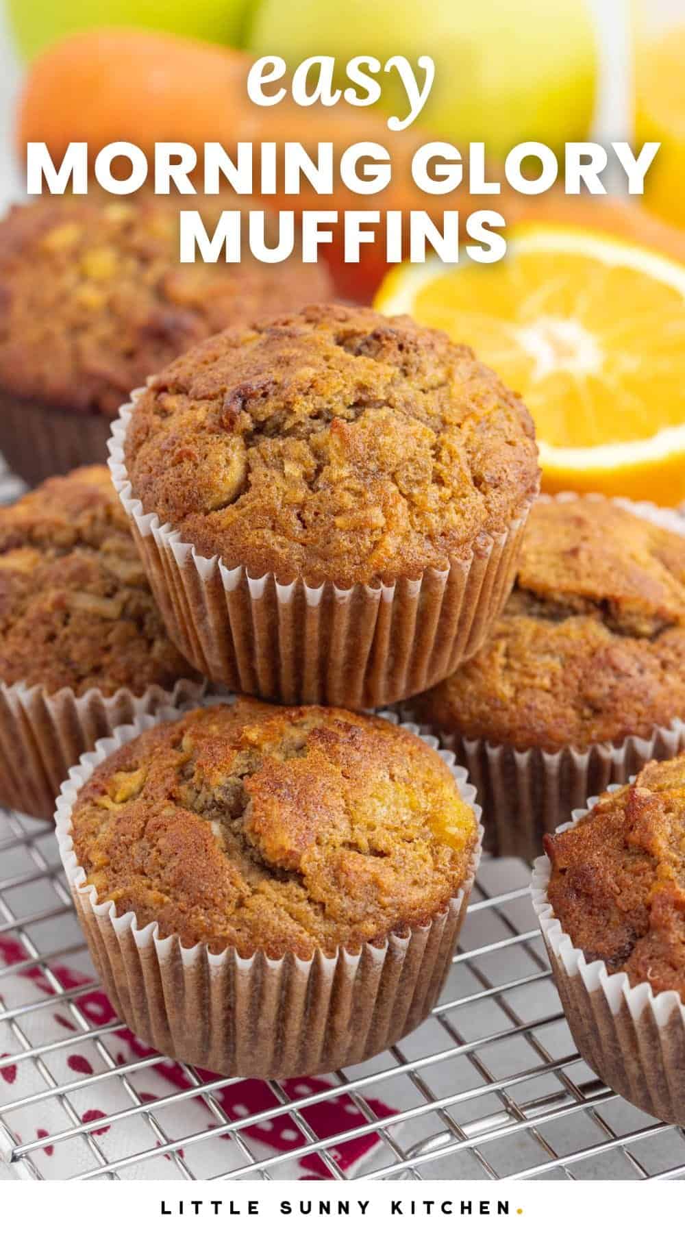 Easy Morning Glory Muffins - Little Sunny Kitchen