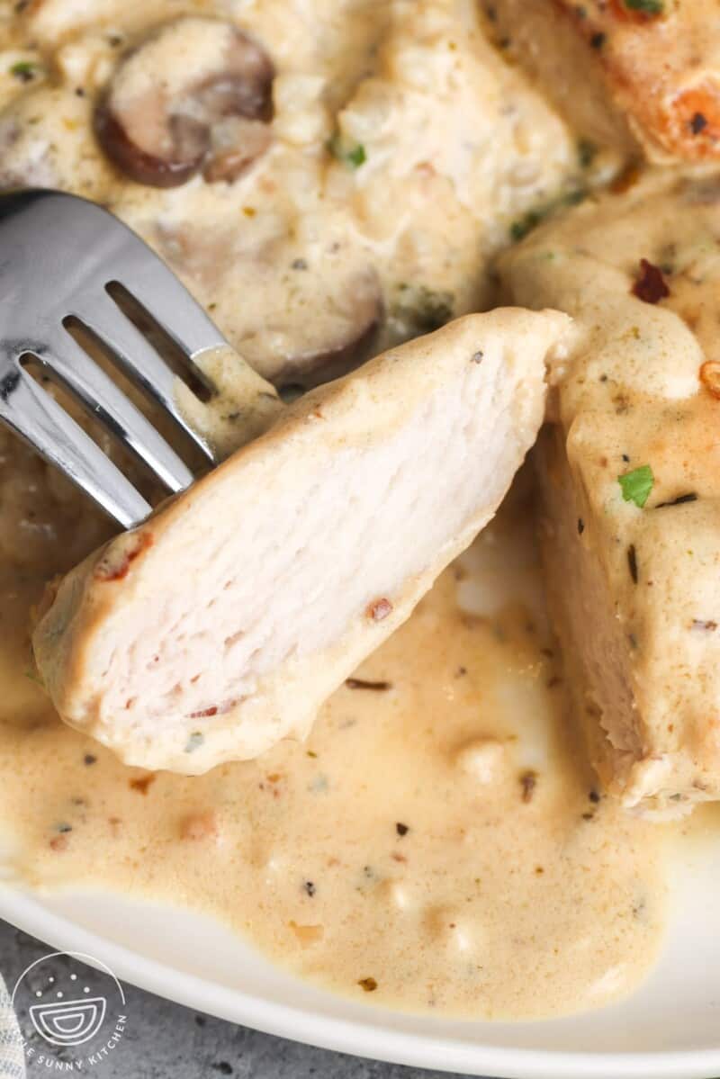 Easy Cream Cheese Chicken - Little Sunny Kitchen