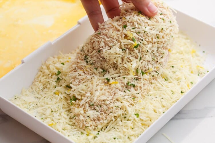 Crispy Crusted Chicken Romano - Little Sunny Kitchen