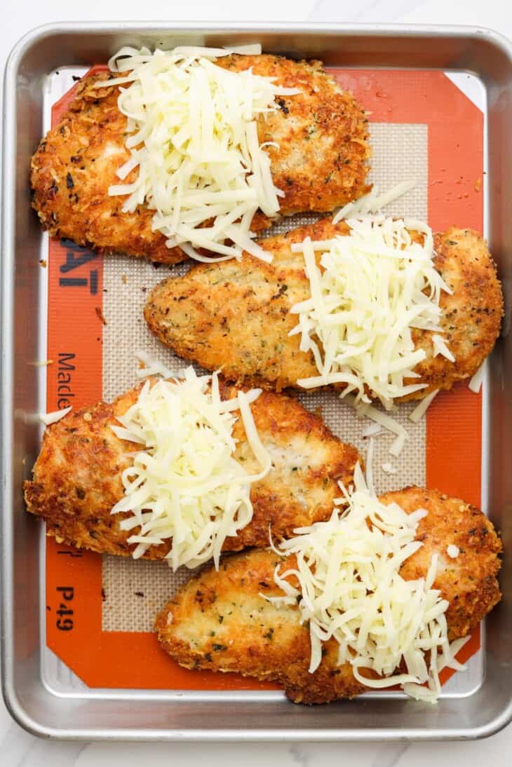 Crispy Crusted Chicken Romano - Little Sunny Kitchen