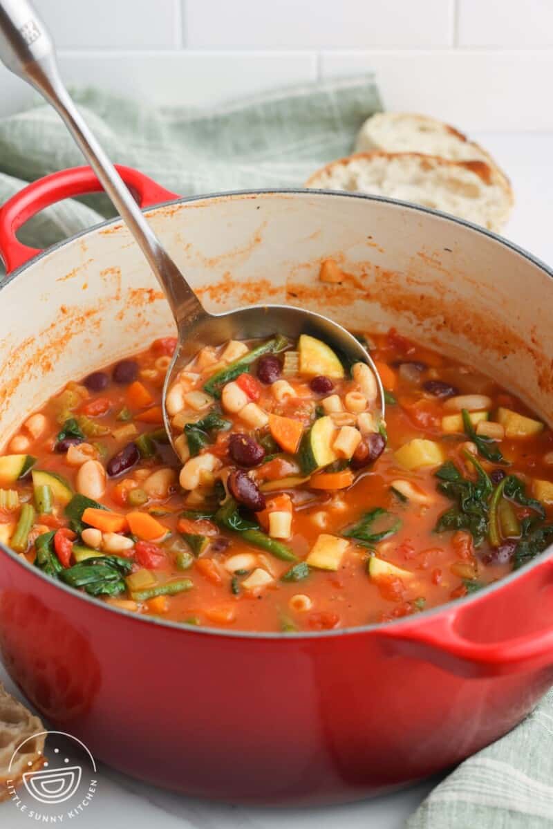 The Best Minestrone Soup - Little Sunny Kitchen