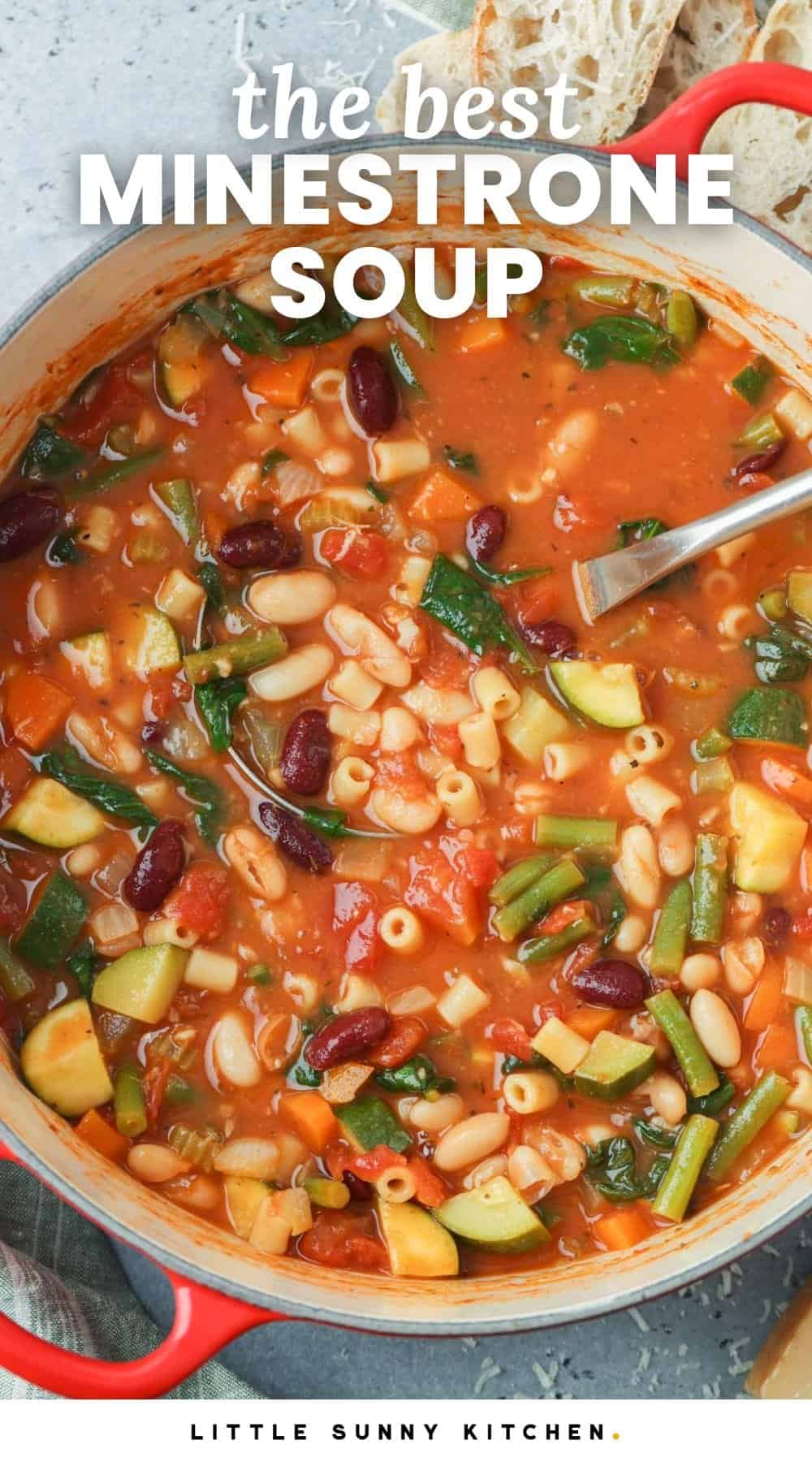 The Best Minestrone Soup - Little Sunny Kitchen
