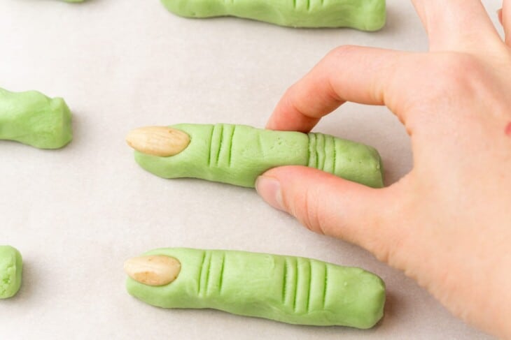 Halloween Witch Finger Cookies - Little Sunny Kitchen