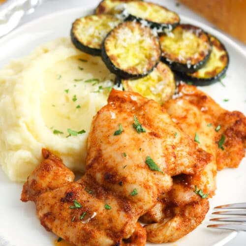 Juicy Baked Boneless Chicken Thighs - Little Sunny Kitchen