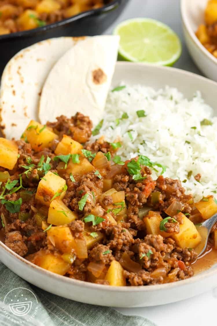 Easy Mexican Picadillo - Little Sunny Kitchen