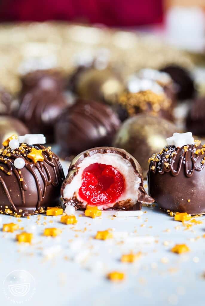 Homemade Cherry Cordials - Little Sunny Kitchen