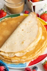 Classic French Crepes Recipe - Little Sunny Kitchen