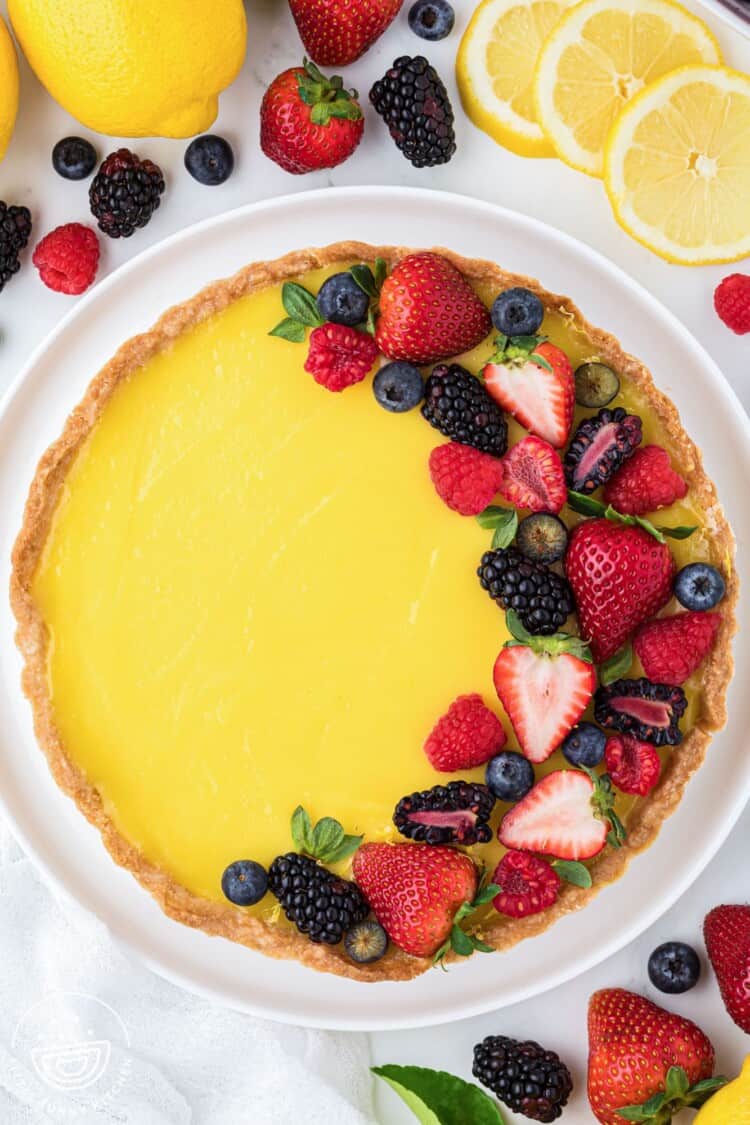 The Best Lemon Tart Recipe - Little Sunny Kitchen