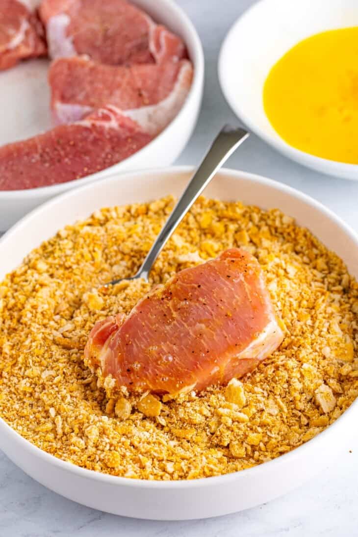 Easy Ritz Cracker Baked Pork Chops - Little Sunny Kitchen