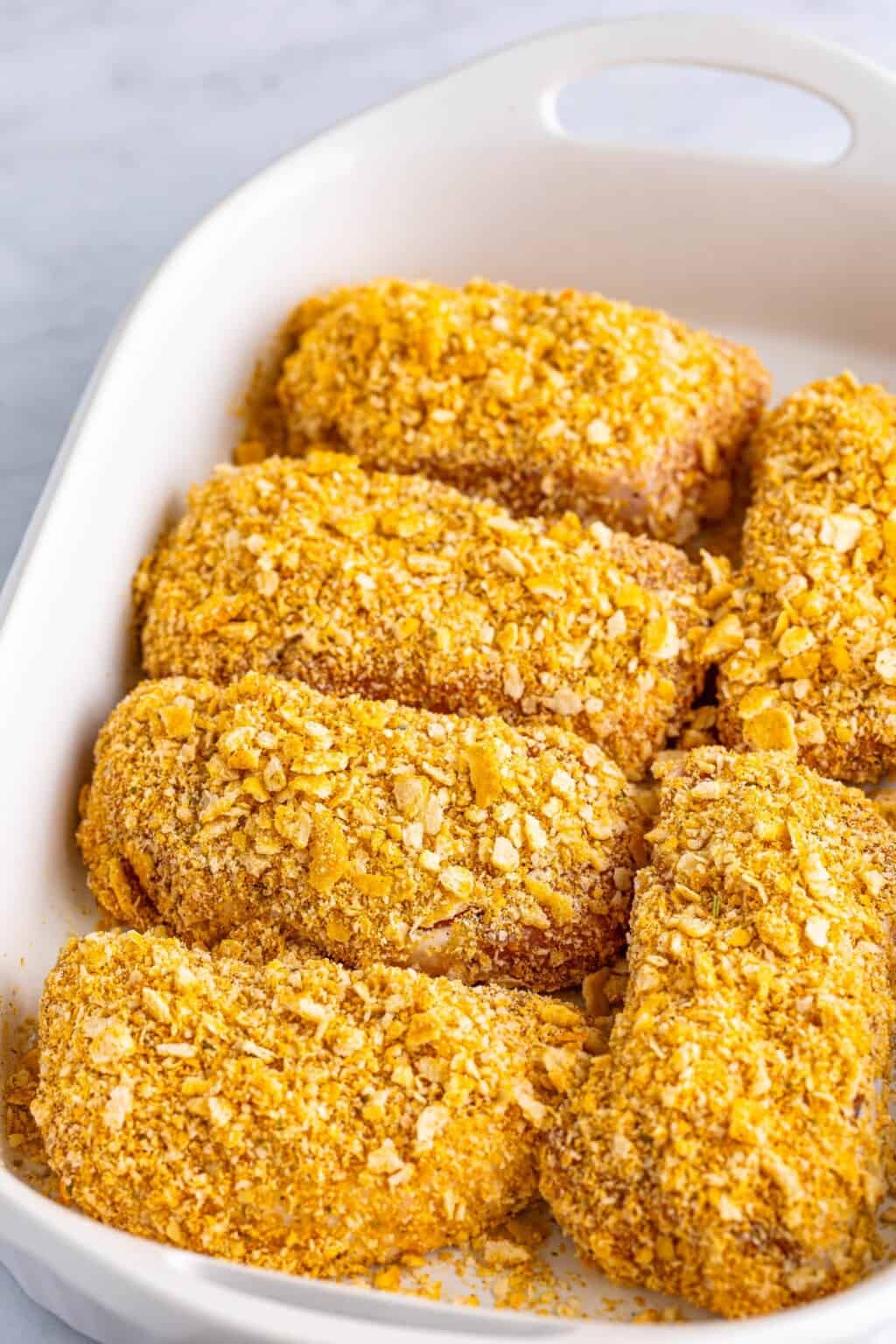 Easy Ritz Cracker Baked Pork Chops - Little Sunny Kitchen