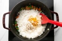 Easy Vegetable Rice Recipe - Little Sinny Kitchen