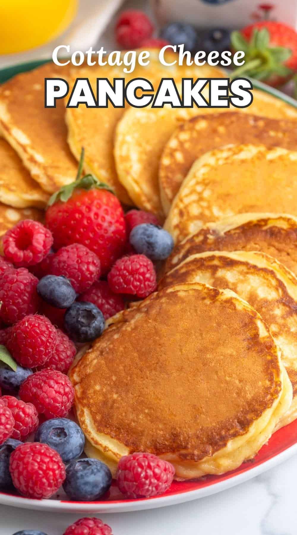 The Best Cottage Cheese Pancakes - Little Sunny Kitchen