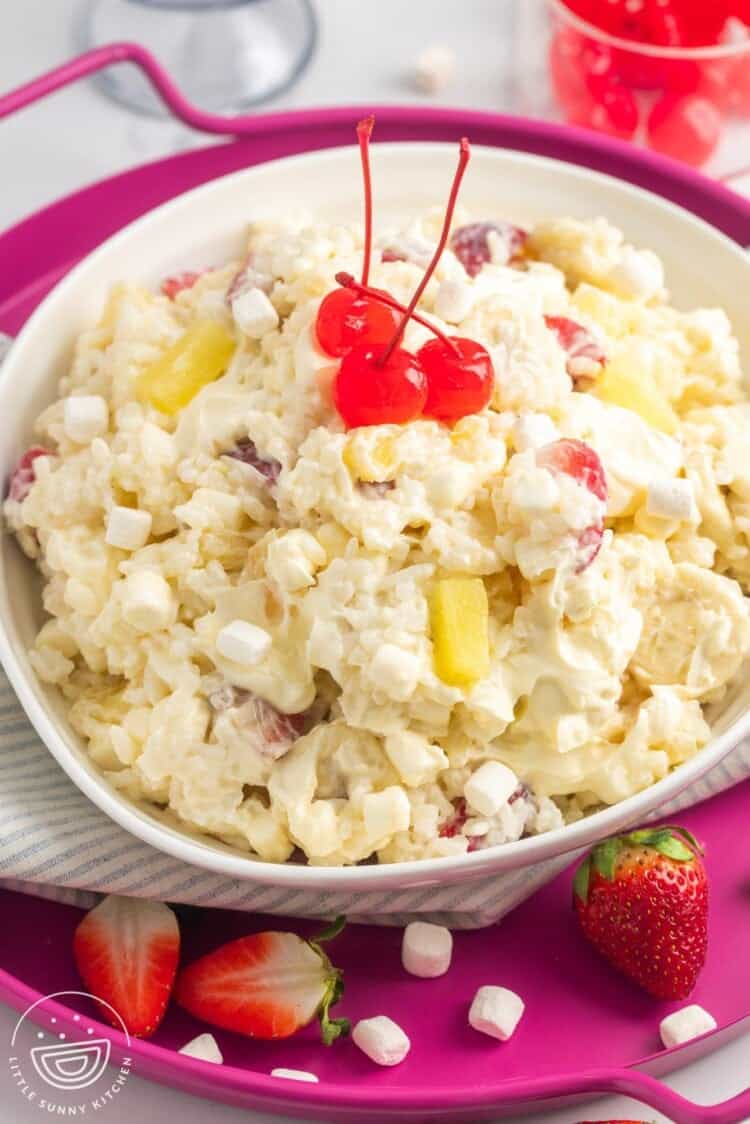 Sweet Glorified Rice Recipe - Little Sunny Kitchen