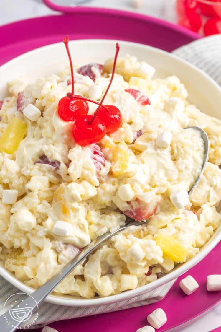 Sweet Glorified Rice Recipe - Little Sunny Kitchen