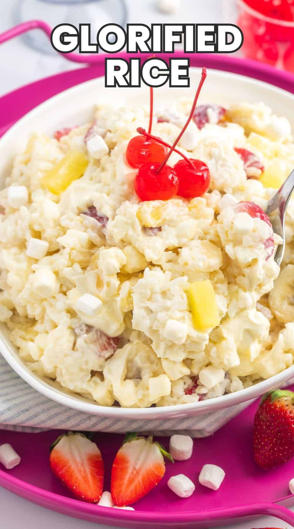 Sweet Glorified Rice Recipe - Little Sunny Kitchen