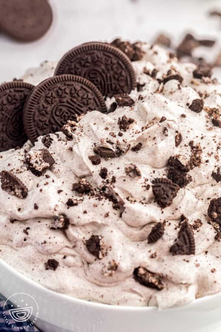 Easy Oreo Fluff Recipe - Little Sunny Kitchen