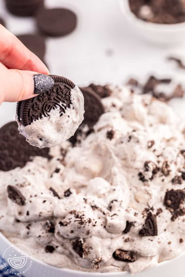 Easy Oreo Fluff Recipe - Little Sunny Kitchen
