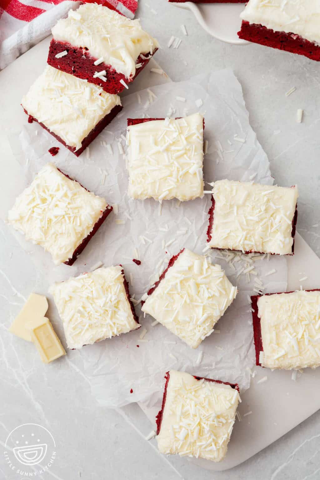 The Best Red Velvet Brownies - Little Sunny Kitchen