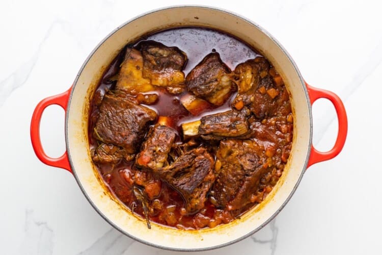 Braised Short Rib Beef Ragu with Pappardelle - Little Sunny Kitchen