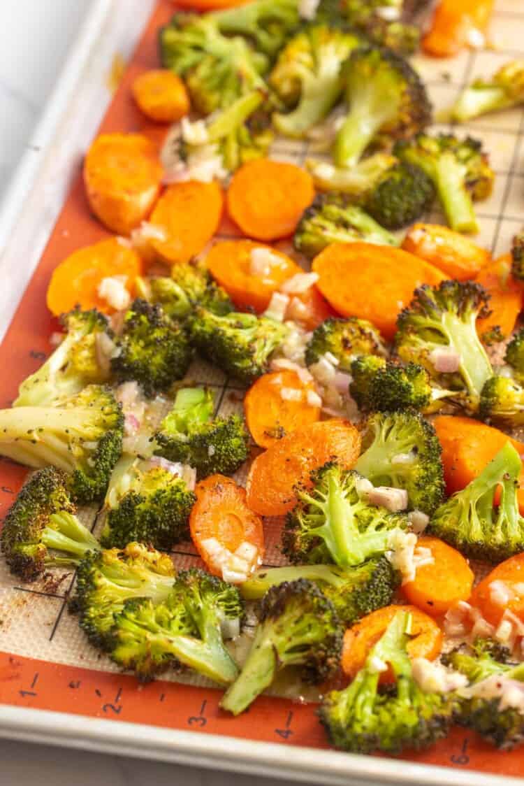 Roasted Broccoli and Carrots Recipe - Little Sunny Kitchen