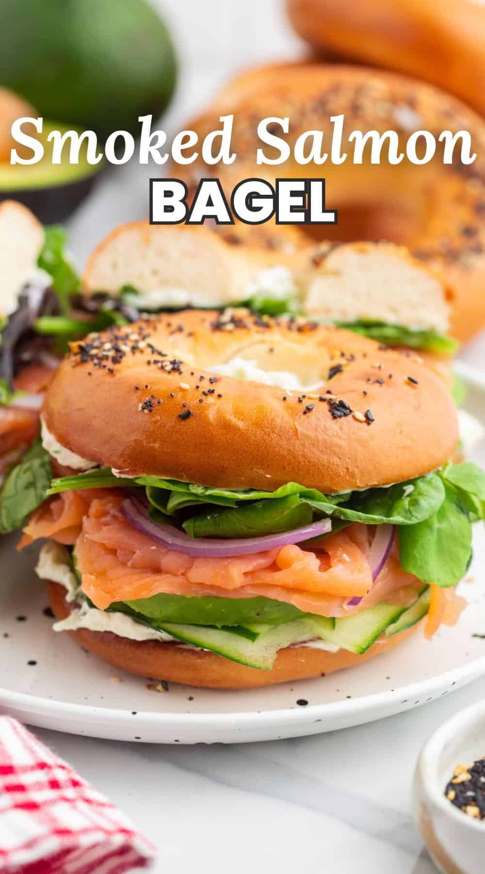 Smoked Salmon Bagel and Cream Cheese - Little Sunny Kitchen