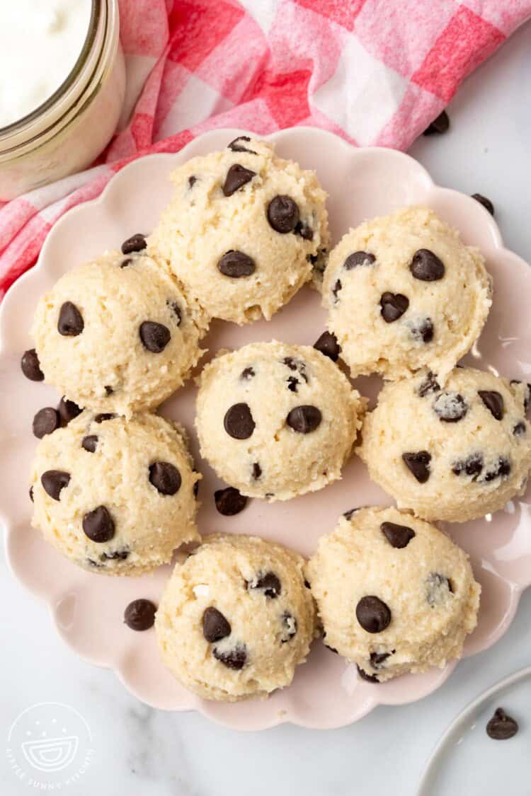 High Protein Cottage Cheese Cookie Dough - Little Sunny Kitchen