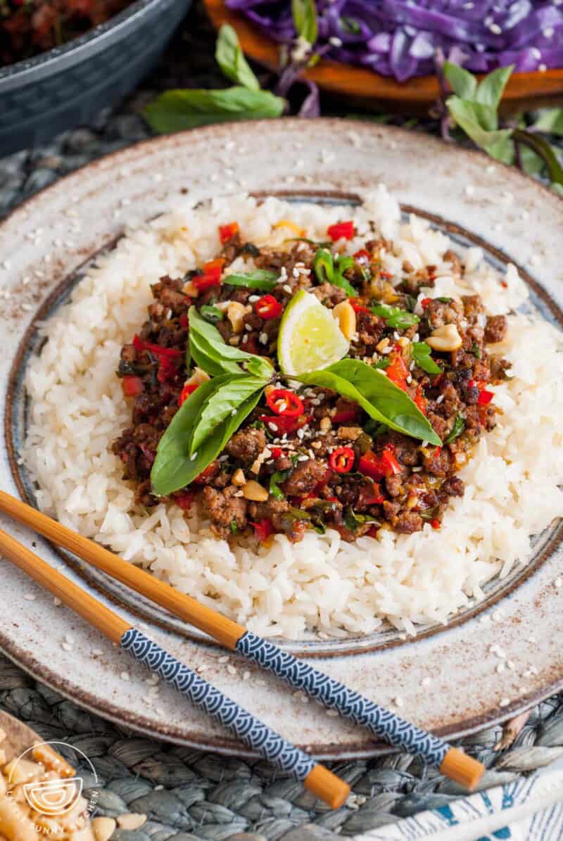 Pad Kra Pao (Thai Beef Stir Fry) - Little Sunny Kitchen
