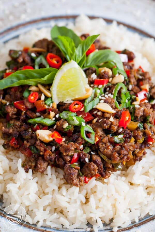 Pad Kra Pao (Thai Beef Stir Fry) - Little Sunny Kitchen